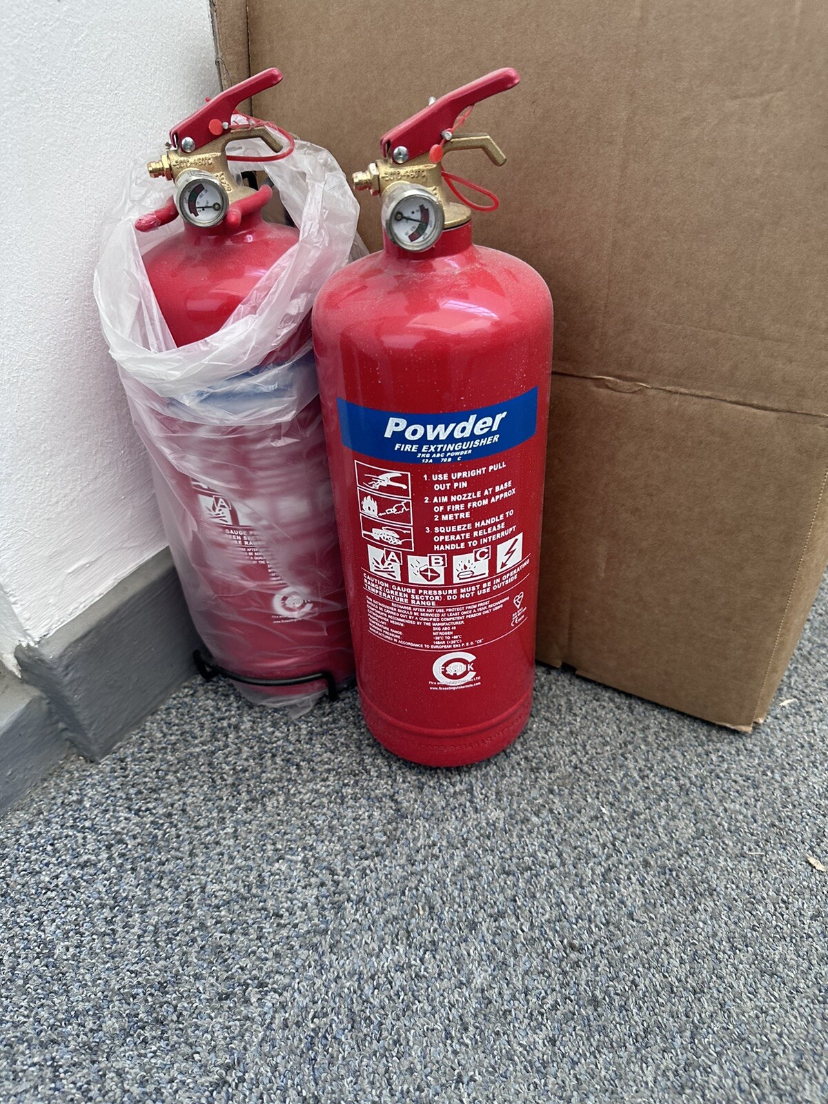 Job Lot 22 X NoPressure Empty 2 KG DRY POWDER ABC FIRE EXTINGUISHER ...