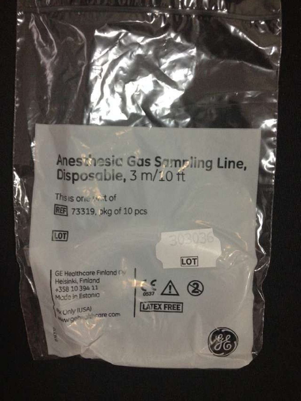 10pcs/bag GE Disposable Anesthesia Gas Sampling Line Orginal 73319 | eBay