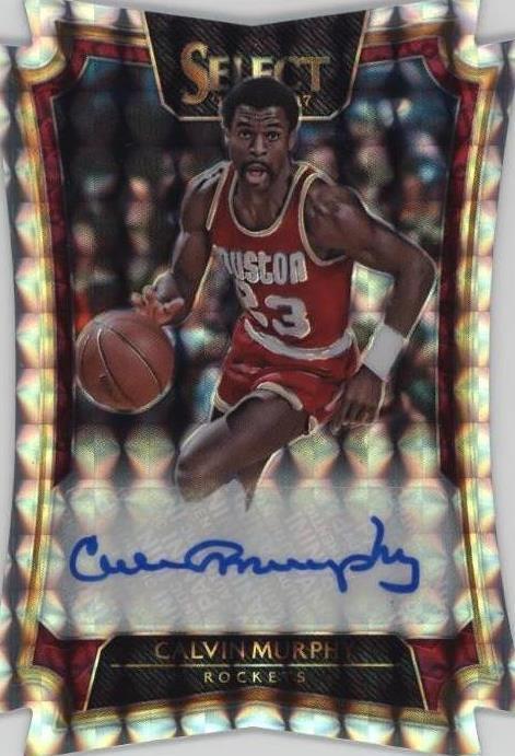 2016-17 Panini Select - Die-Cut Autographs Calvin Murphy #58 Mosaic /10 ...