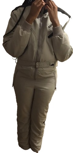 Insulated Slalom powder blue 1 piece ski suit, snowboard, Sz L made in ...