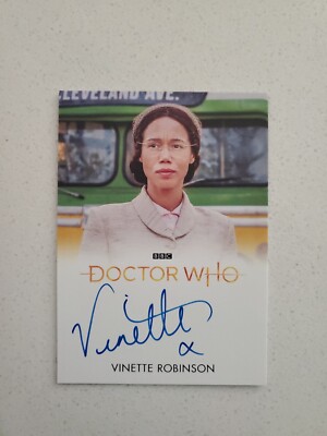 Vinette Robinson 2022 Rittenhouse Doctor Who As Rosa Parks in ROSA ...