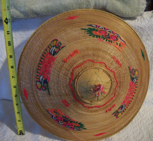 Vintage Coolie Hat Sun Shade Asian | eBay