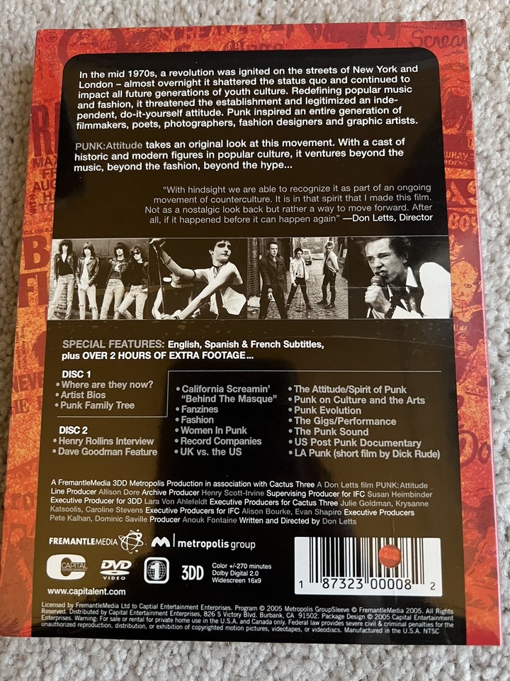 Punk: Attitude (DVD, 2005) NEW & UNOPENED 187323000082| eBay
