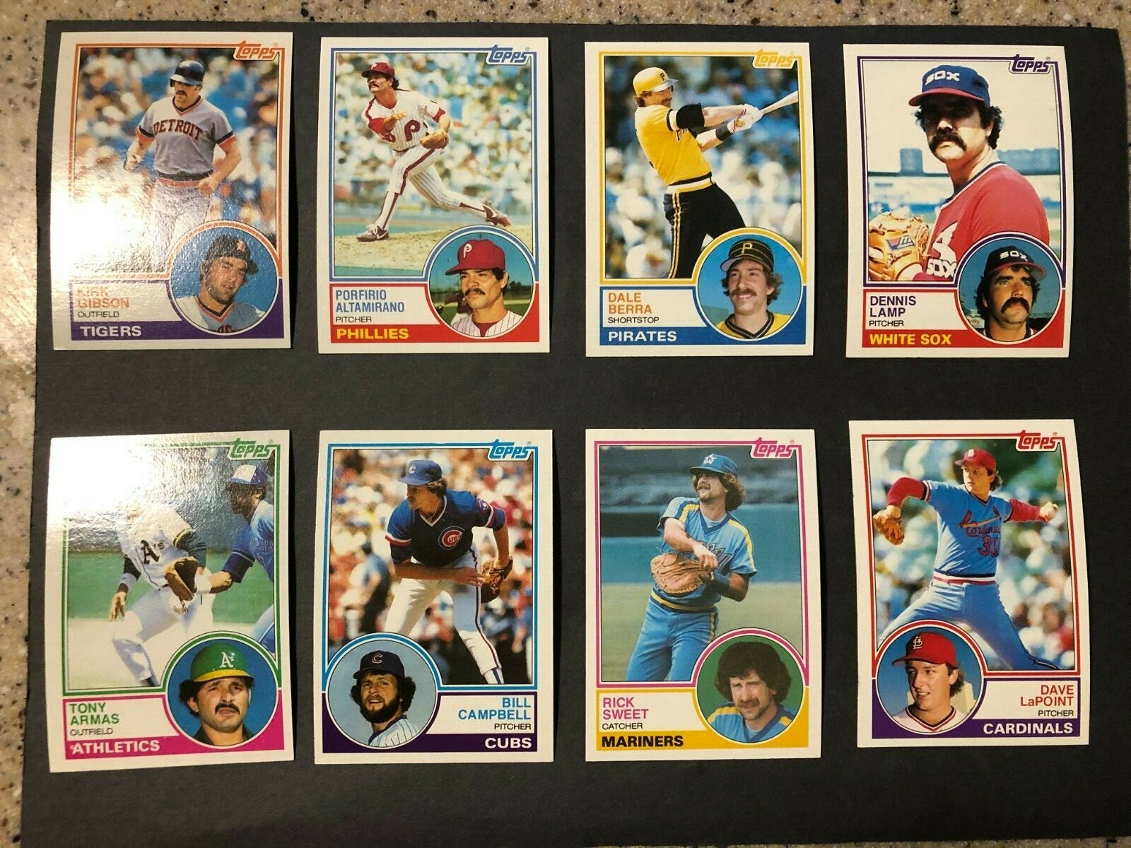 1983 TOPPS BASEBALL CARDS YOU CHOOSE PICK 251-529 MLB CARD FREE ...