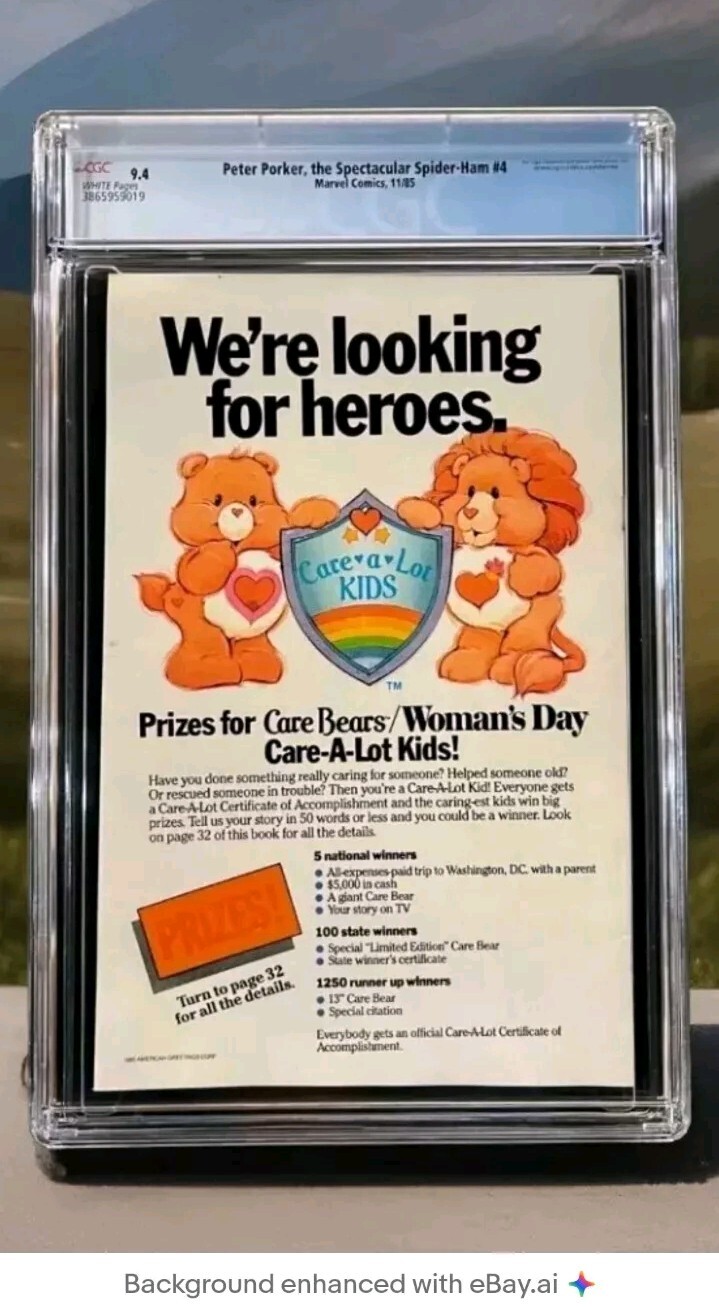 1983 MARVEL SPIDER MAN MARVEL TAILS #1 CGC 9.4 AUTOGRAPH By TOM DEFALCO ...