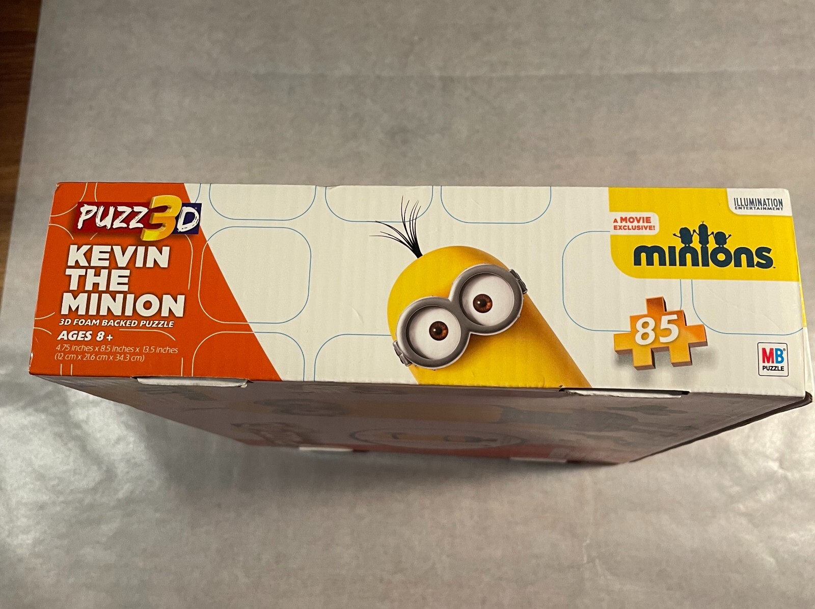 KEVIN THE MINION Despicable Me 3D Foam Puzzle, 85PCS, 13.5 In Tall ...