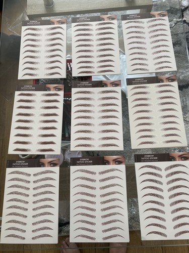 6D Eyebrows Tattoo Real Look Sticker False Eyebrow Waterproof Stick On ...