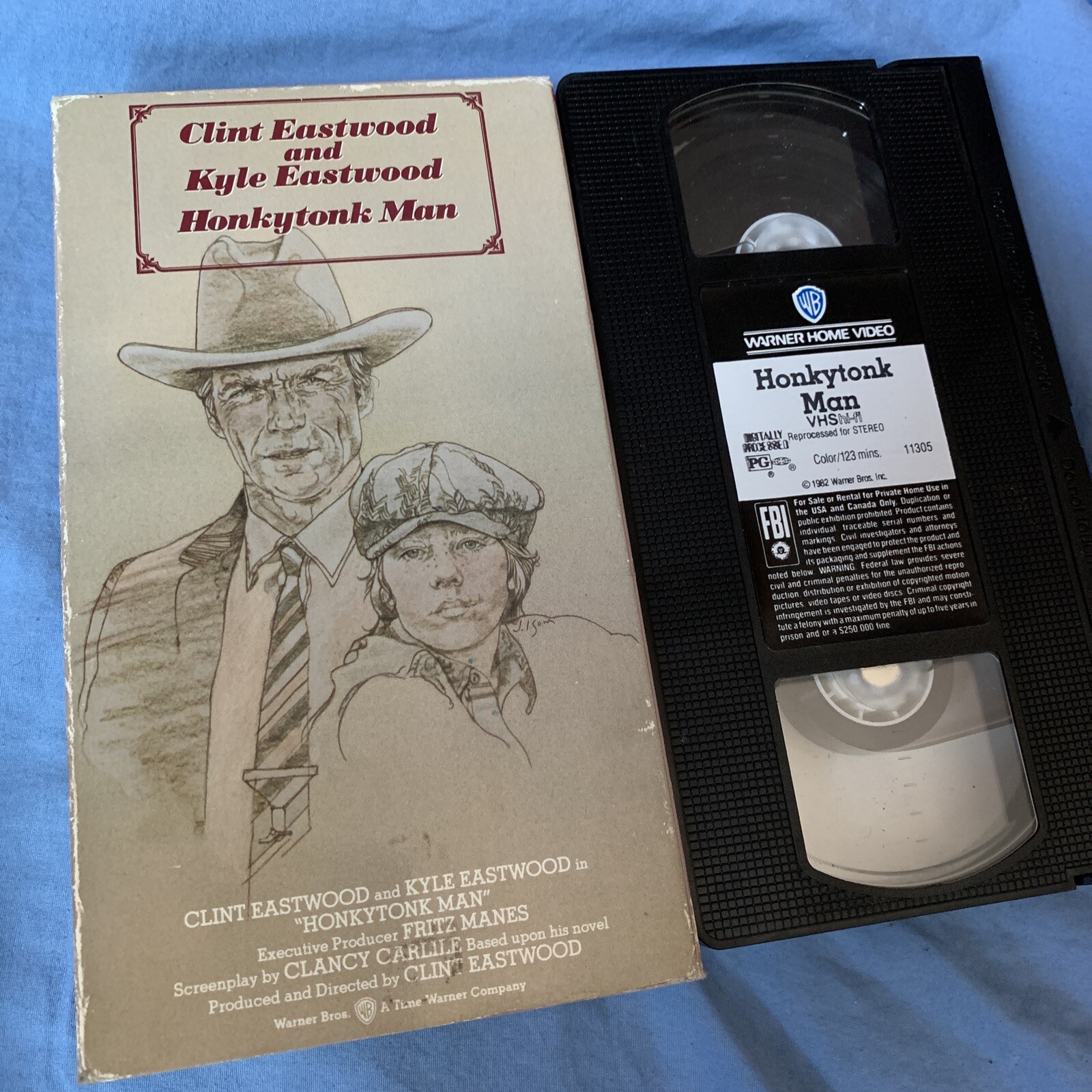 Clint & Kyle Eastwood Star In Honkytonk Man NOT A RENTAL EXCELLENT VHS ...