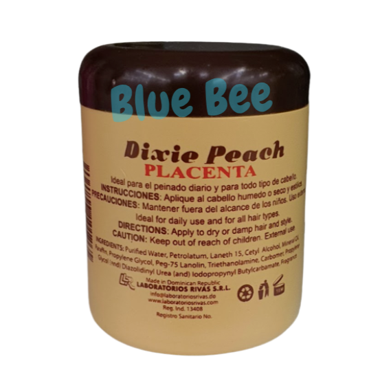 Dixie Peach Hair Repair Placenta Styling Cream Hair Dressing Creme 8 oz ...