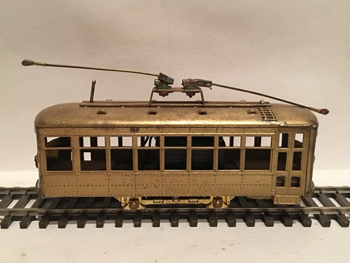 HOn3 Scale Brass Trolley Cable Street Car Electric Locomotive | eBay