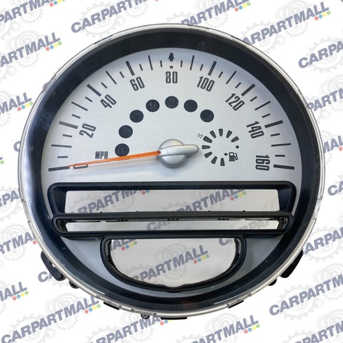 2011-2015 MINI COOPER S R56 R55 R57 CENTER DASH SPEEDOMETER SILVER FACE ...