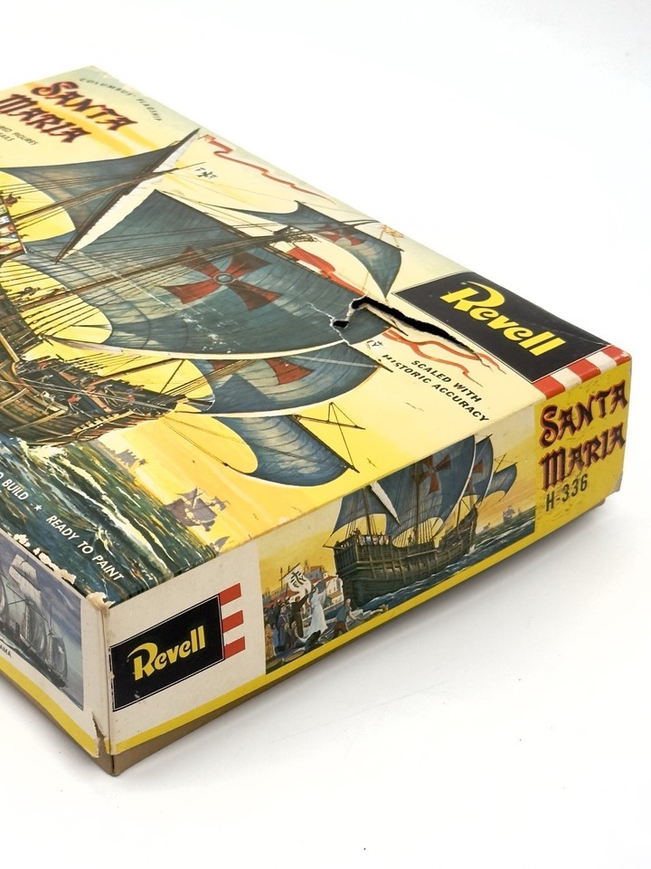 1960 Revell Columbus’ Flagship Santa Maria H-336 Model Kit | eBay