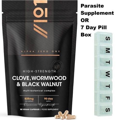 Parasite Detox Cleanse Worming Treatment Wormwood Capsules - OR 7 Day ...