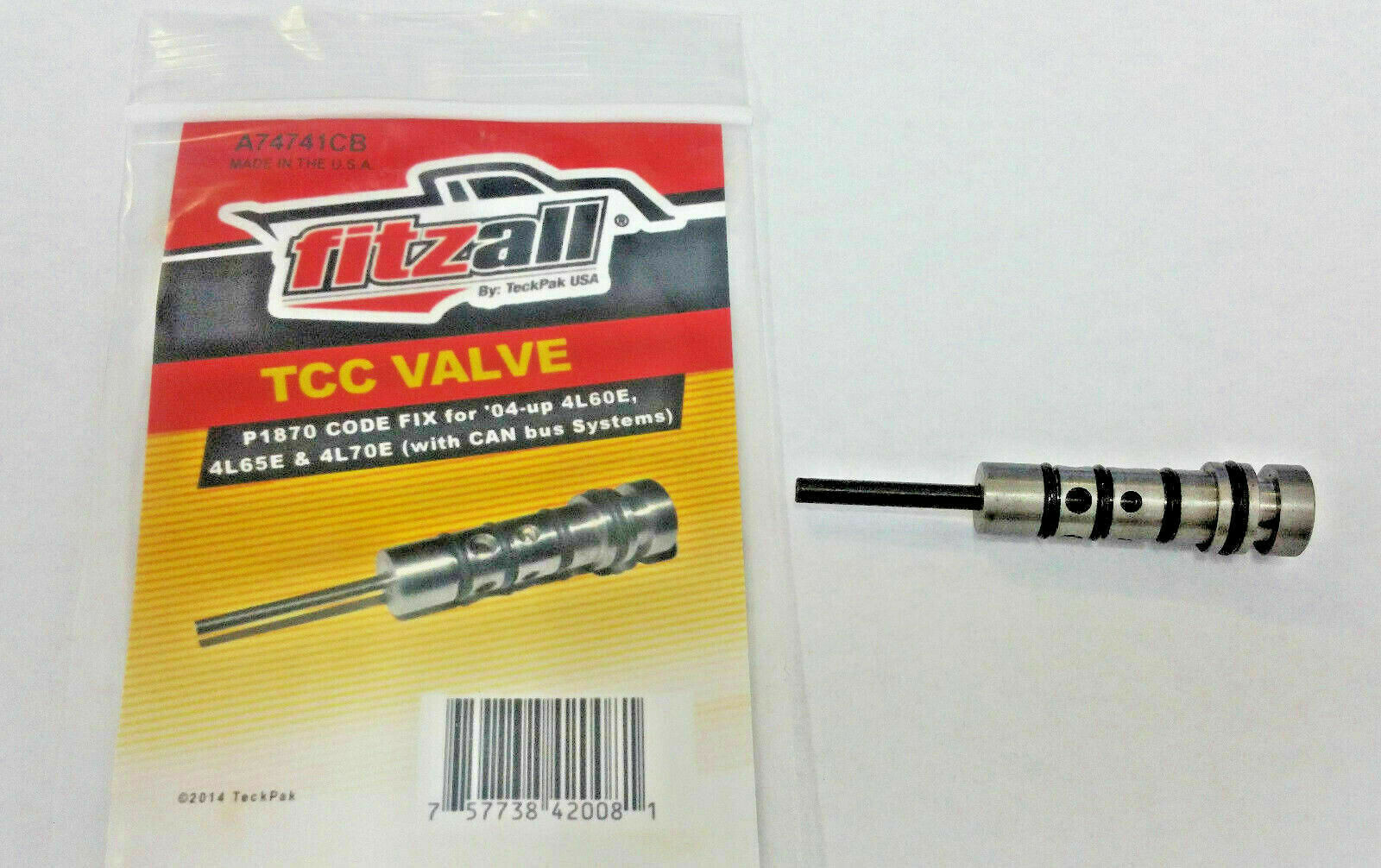 4L60E 4L65E Fitzall TCC Valve P1870 Code Fix 2004-up W/ CAN Bus Control ...
