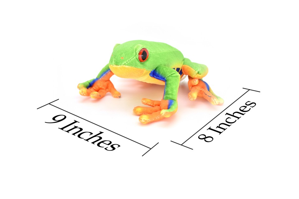 Red Eye Tree Frog Stuffed Animal Plush Realistic Toy Gift 9" F059 BB5 ...