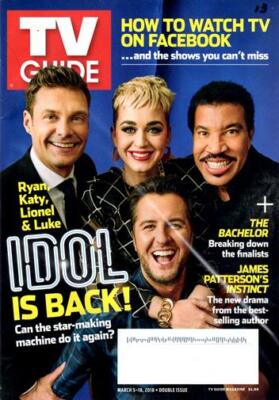 COLLECTIBLE TV GUIDE - DOUBLE ISSUE - INSTINCT - AMERICAN IDOL COVER ...