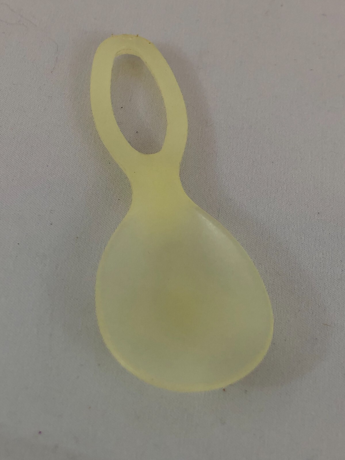 Vintage Tupperware Yellow Plastic Toddler/Baby Safety-Spoon with Open ...