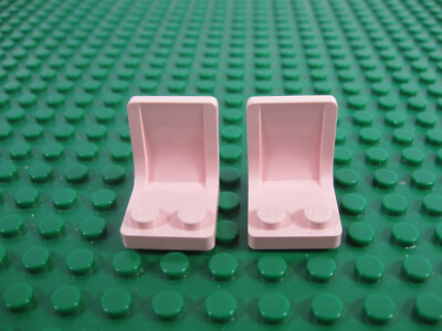 2x LEGO Pink Seat Chair 2x2 Patio Outdoor Paradisa 6409 6411 6401 6416 ...
