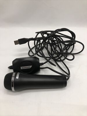 Konami Logitech USB Microphone for PS2 PS3 Wii XBox 360 Black | eBay