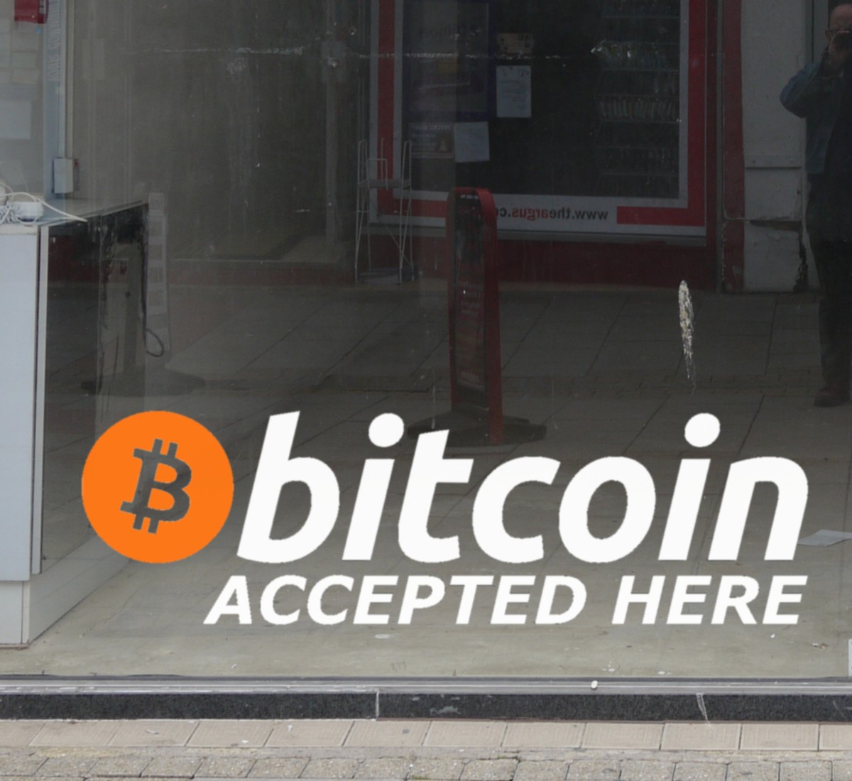 Bitcoin Accepted Here Sign Bitcoin Accepted As Payment Option By Major