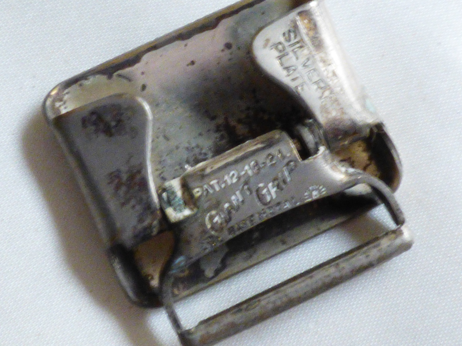 Vtg Giant Grip Silver Plate Base Metal Initial Letter S Belt Buckle | eBay