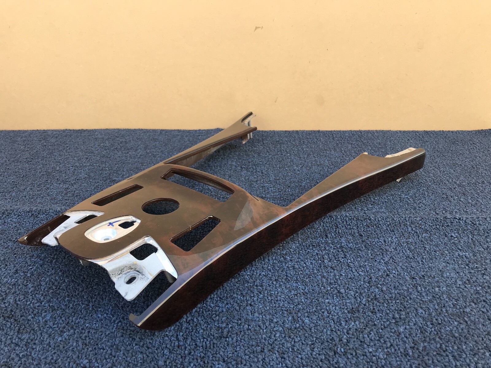 MERCEDES W221 S450 S400 S550 S63 CENTER CONSOLE WOOD BEZEL TRIM OEM ...