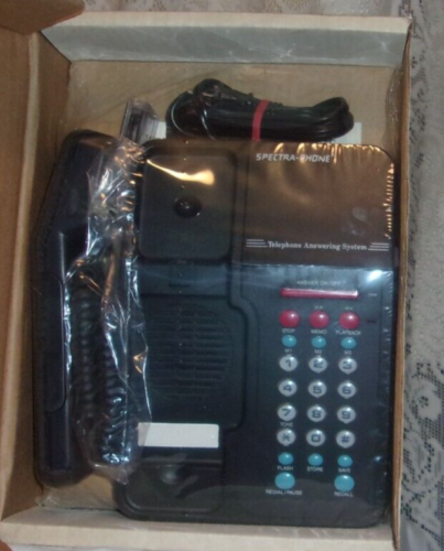 Spectra Vintage Phone Answering System | Black | Telephone | Answering ...