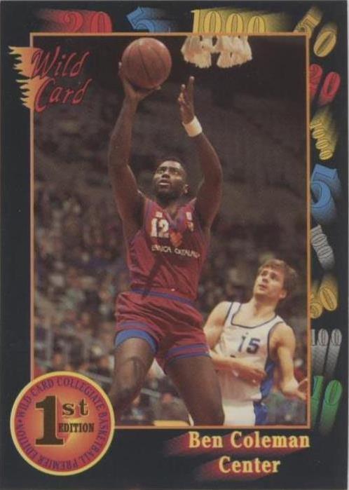 1992 Wild Card Collegiate - Ben Coleman #101 for sale online | eBay