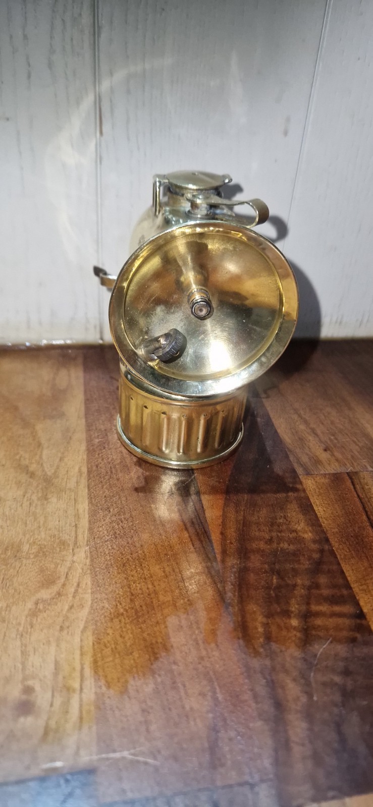 Vintage Miner's Cap Lamp, acetylene carbide | eBay