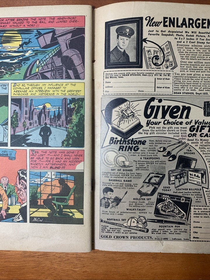 Suspense Comics #10 L. B. Cole 1945 | eBay