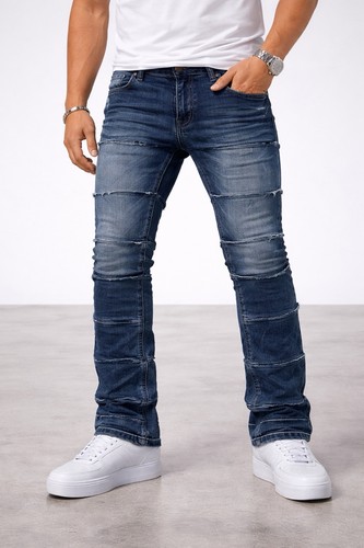 Jordan Craig Martin Fit Stacked Denim Jeans -JTF2296 (Deep Blue) SIZE ...
