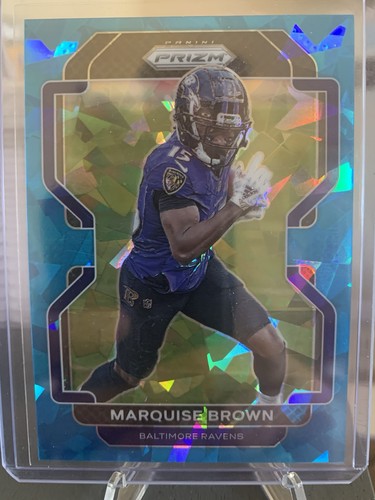 2021 Prizm Marquise Brown BLUE ICE PRIZM ~Parallel~ LIMITED /99 Baltimore #280 | eBay