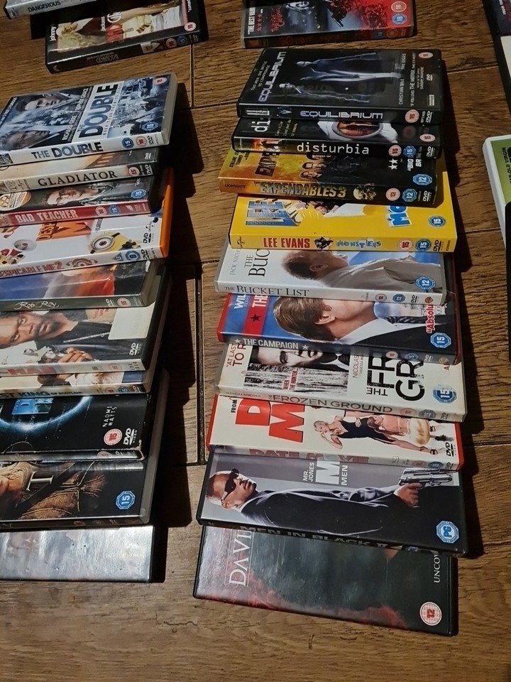 Job Lot Bundle of 50 Mixed DVDs Popular Titles All Different Excellent ...