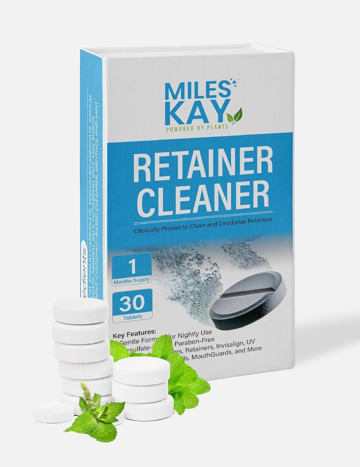 Retainer Cleaner Tablets (30 Pack) Keep Your Retainer Fresh, Brite and ...