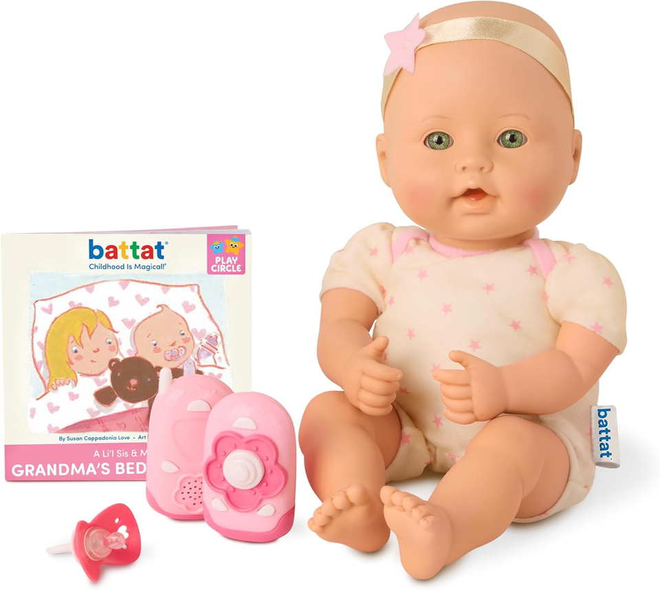 by Battat BG7006Z – Bed Time 12-Inch Soft-Body Newborn Baby Doll with ...