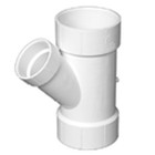 Plastic Pipe Fitting,Schedule 40 DWV Reducing Wye,PVC,4x4x2-In. -PVC ...