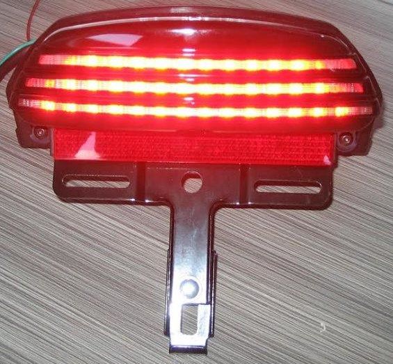 HARLEY DAVIDSON LED TRI BAR fit FAT BOB DYNA with INDICATORS Models ...