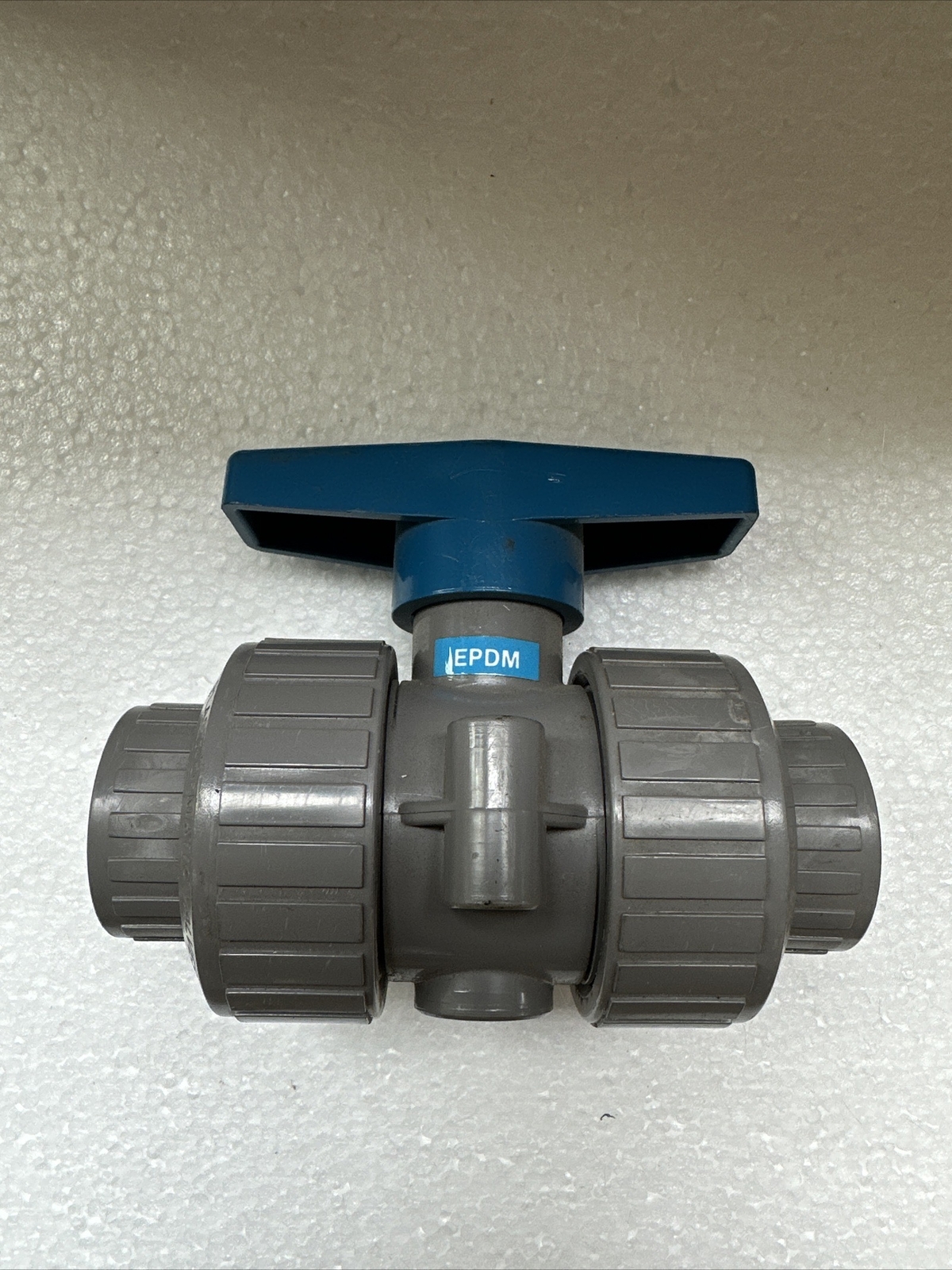 Plast-O-Matic 3/4" PVC Ball Valve EPDM Gray | eBay