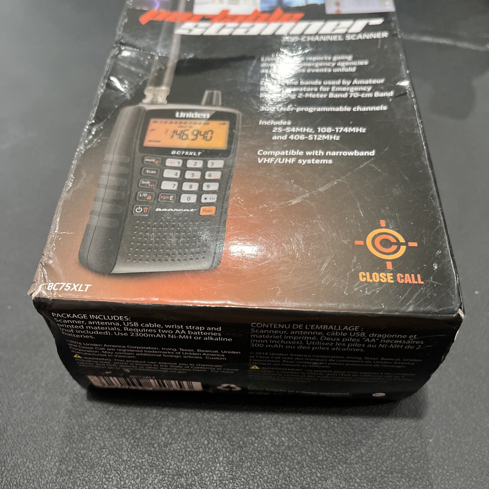 Uniden Bearcat BC75XLT Handheld Scanner for sale online | eBay