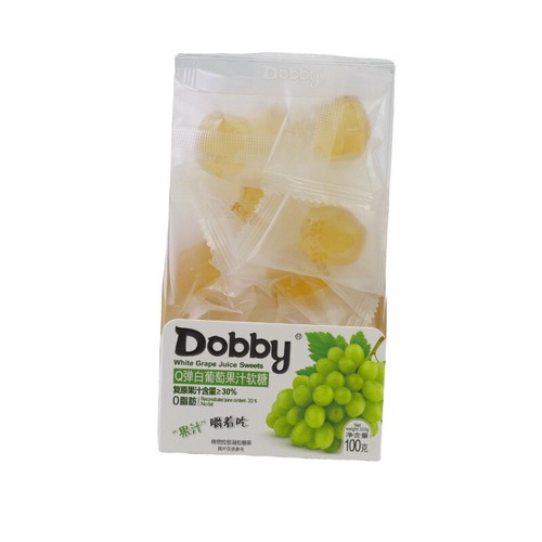 Dobby Soft Candy Fruit Flavored Candy 台湾热卖 Dobby软糖100g*5pcs 水果味糖果 ...
