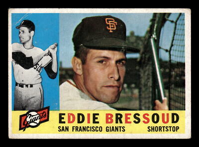 Eddie Bressoud 1960 Topps #253 San Francisco Giants GD-VG | eBay