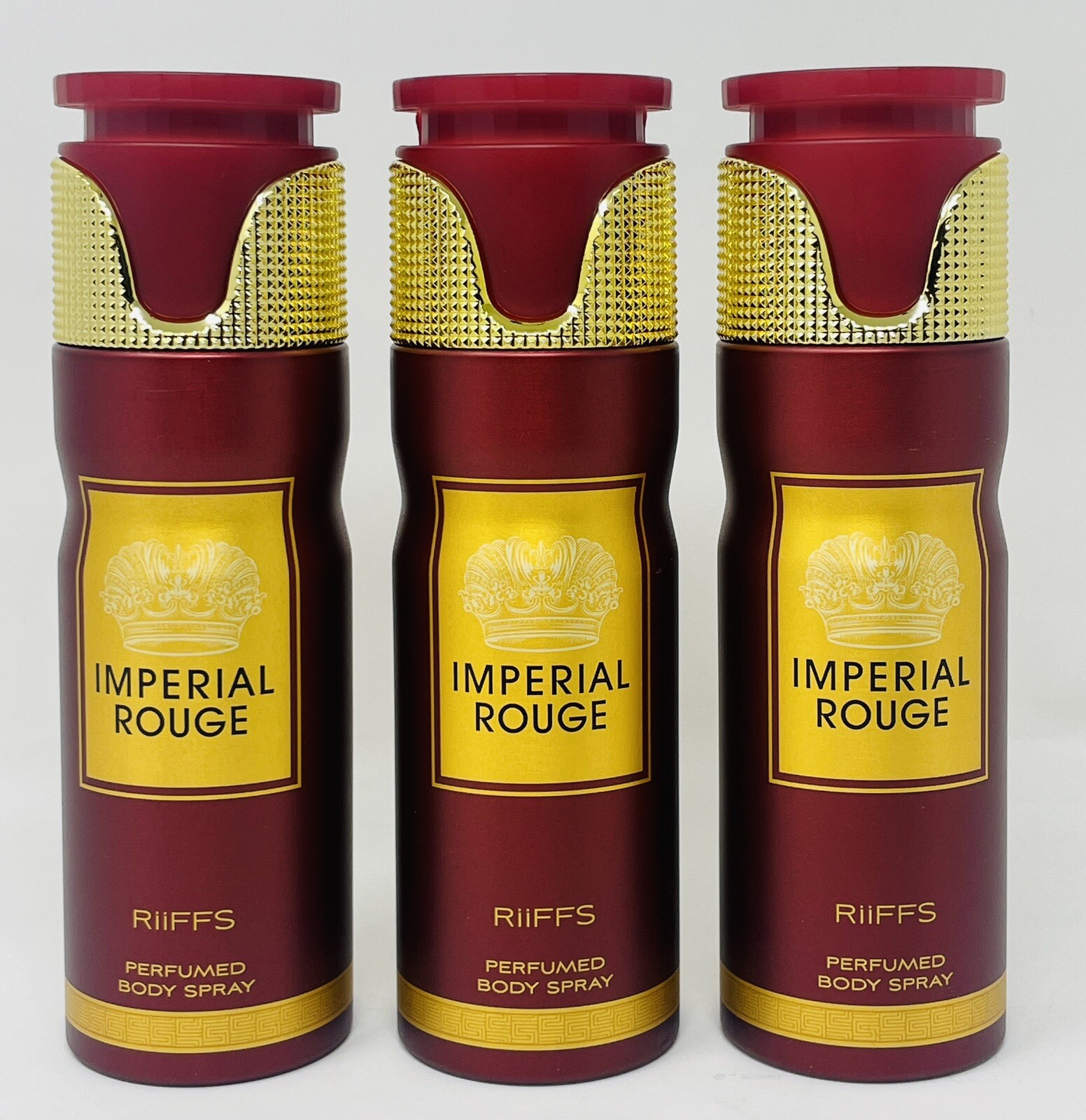 RIFFS IMPERIAL ROUGE perfumed Body spray { 3 BOTTLES } 200 ml each | eBay