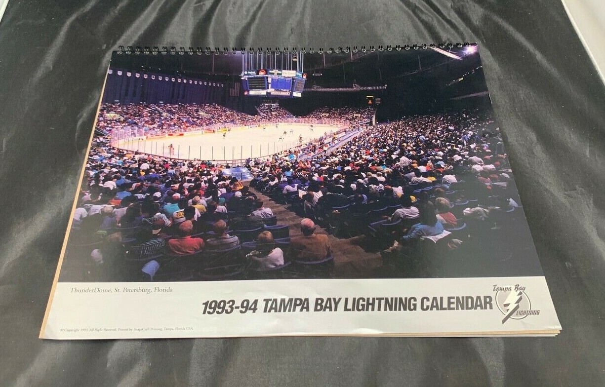 1993-94 Tampa Bay Lightning Team Calender | eBay