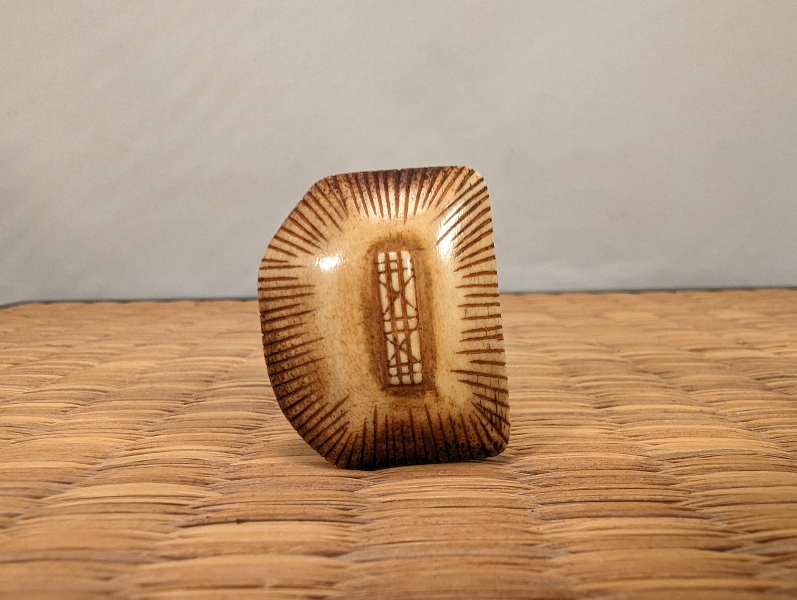 Unusual Antique Japanese Stag Antler Netsuke Tea House Chaya Japan | eBay