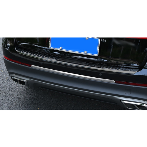 >2016-2018 For Lincoln MKX Chrome Stainless Rear Bumper Protector Cover ...