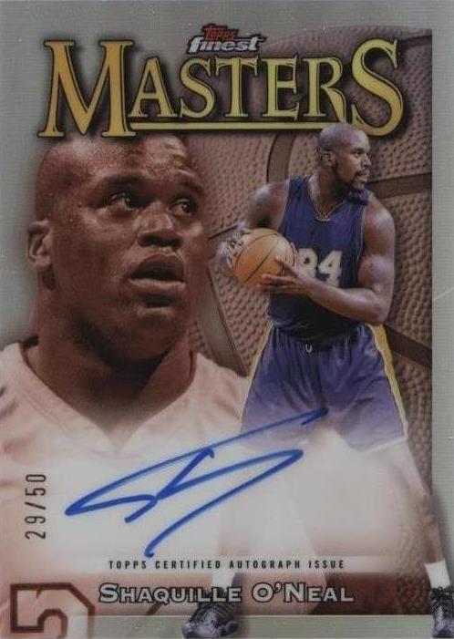 2023-24 Topps Finest - Masters Autographs Shaquille O'Neal #MA-SO ...
