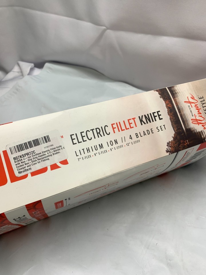 Bubba 1095705 Electric Fillet Knife Lithium Ion 4 Blade Set *New 661120416128| eBay
