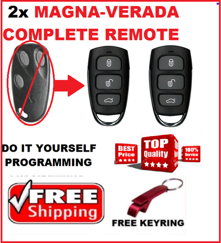 2x Suitable for MITSUBISHI MAGNA VERADA TF KF REMOTE KEYLESS ENTRY FOB ...
