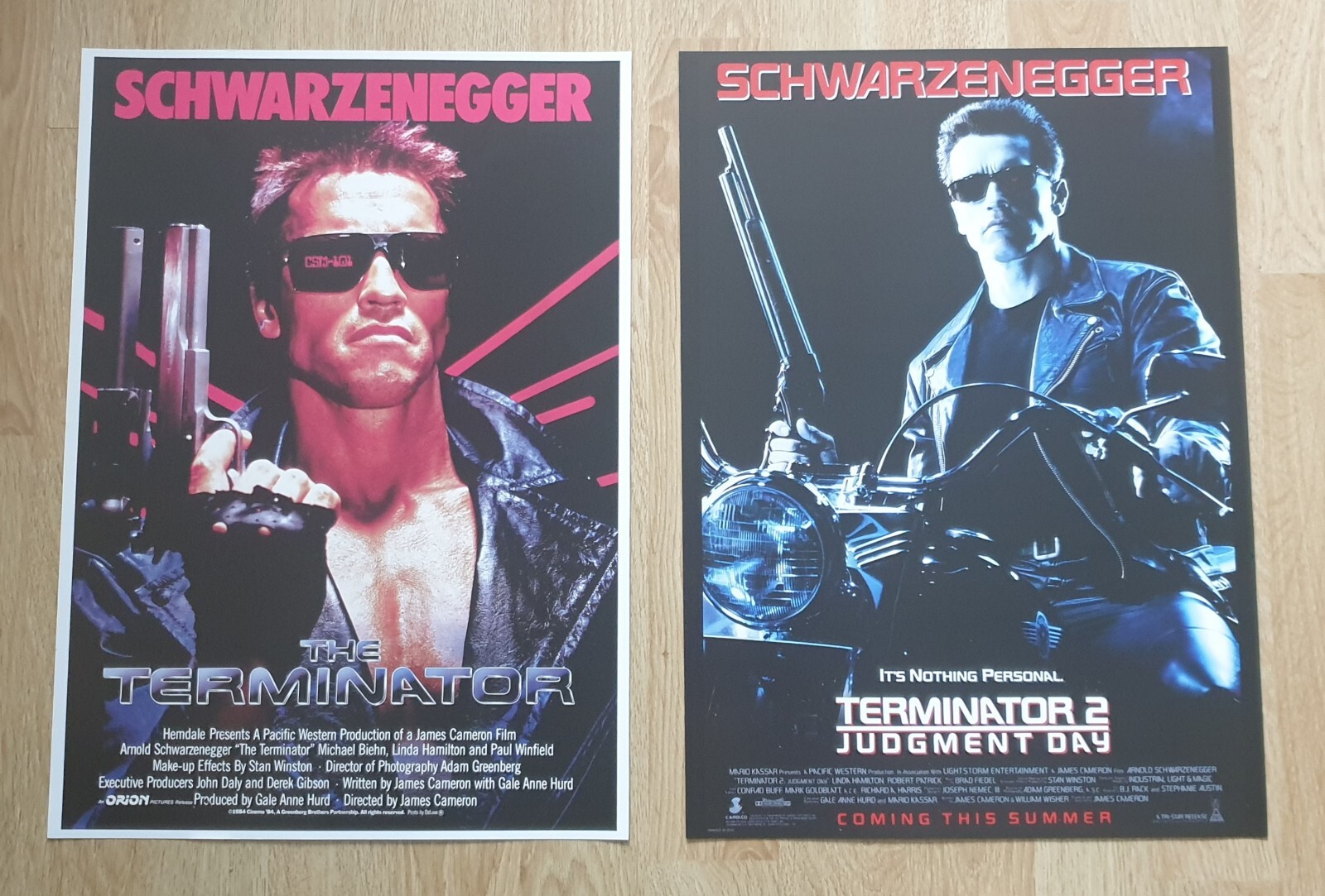 The Terminator & Terminator 2: judgment day A3 Posters Brand New | eBay UK