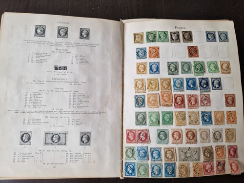 Valuable France Stamp Accumulation from 1901 Imperial Album Stunning ...